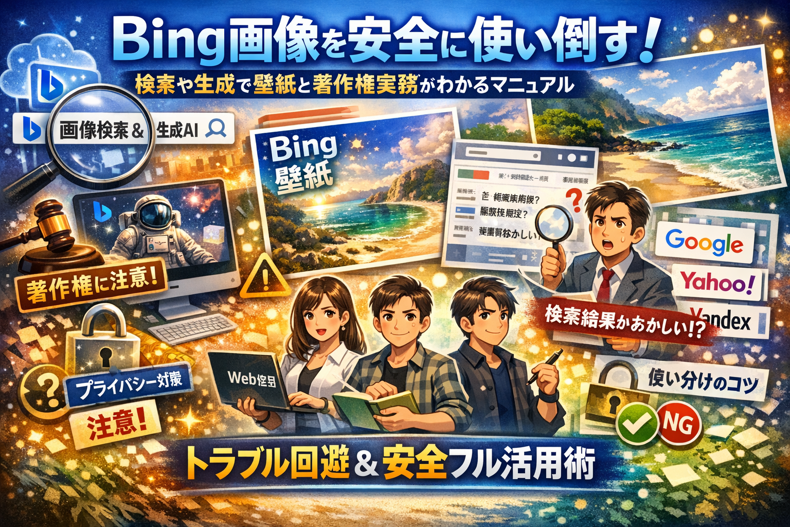 Bing画像を安全に使い倒す検索や生成で壁紙と著作権実務がわかるマニュアル - ハウスケアラボ