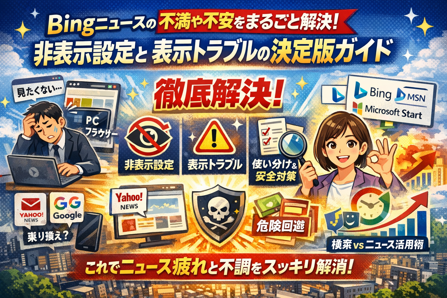 Bingニュースの不満や不安をまるごと解決！非表示設定と表示トラブルの決定版ガイド - ハウスケアラボ