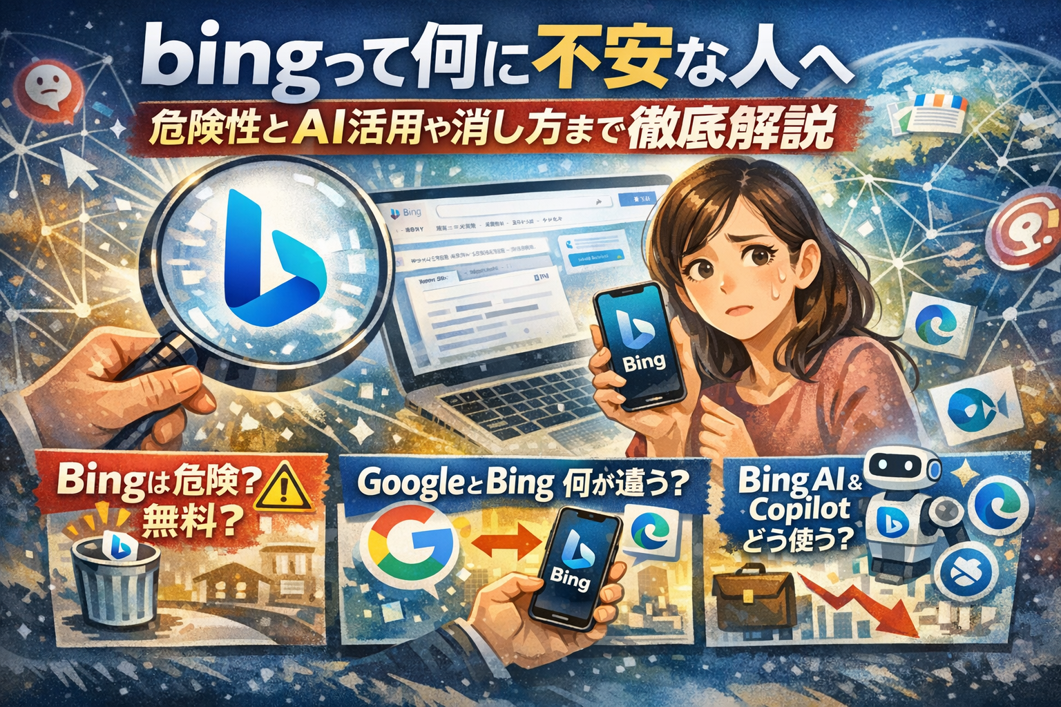 bingって何に不安な人へ危険性とAI活用や消し方まで徹底解説 - ハウスケアラボ