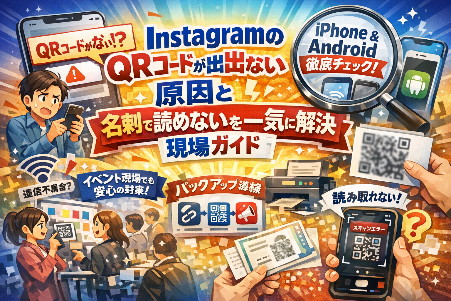 InstagramのQRコードが出ない原因と名刺で読めないを一気に解決現場ガイド - ハウスケアラボ