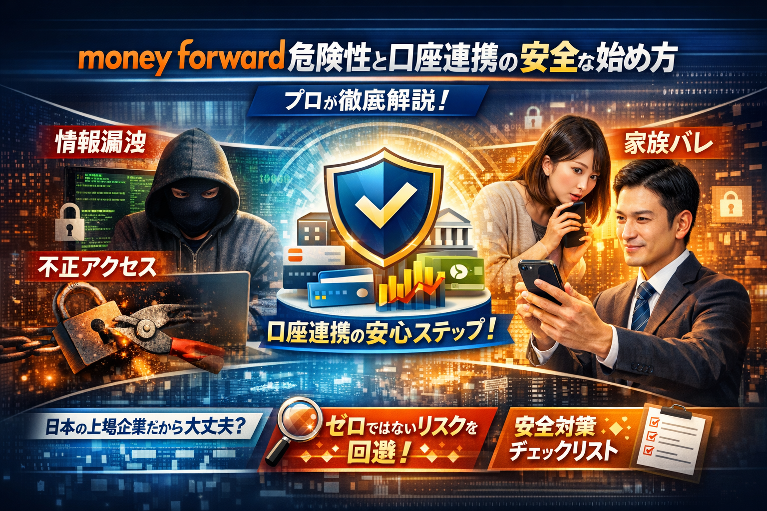 money forward危険性と口座連携の安全な始め方をプロが徹底解説！思わず知りたくなる安全対策の極意 - ハウスケアラボ