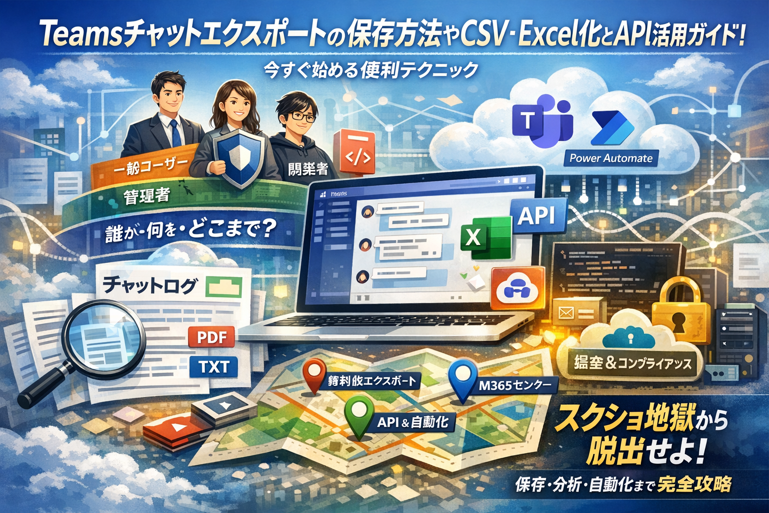 Teamsチャットエクスポートの保存方法やCSV・Excel化とAPI活用ガイド！今すぐ始める便利テクニック - ハウスケアラボ