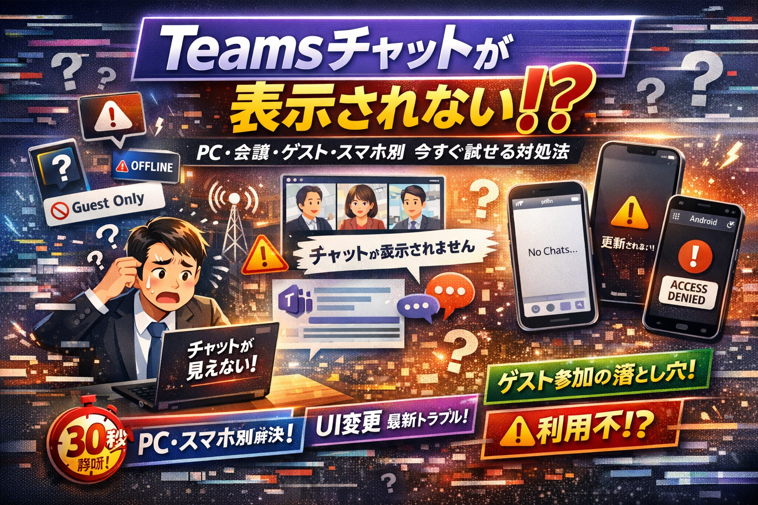 Teamsチャットが表示されないときのPC・会議・ゲスト・スマホ別今すぐ試せる対処法 - ハウスケアラボ