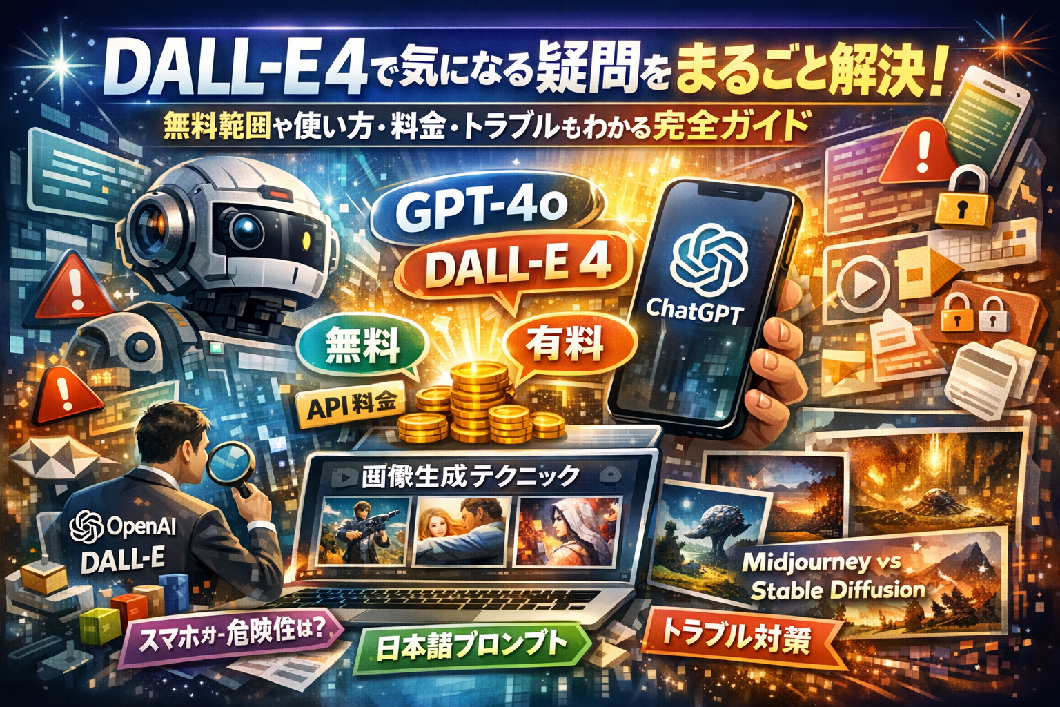 DALL-E4で気になる疑問をまるごと解決！無料範囲や使い方・料金・トラブルもわかる完全ガイド - ハウスケアラボ