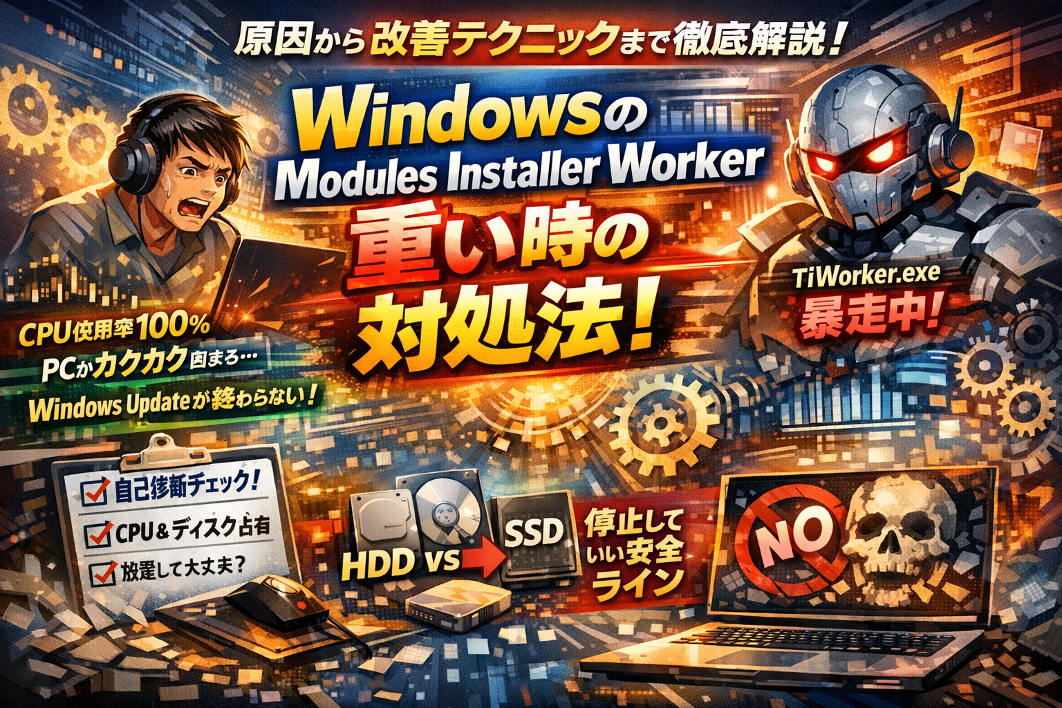 windowsのmodulesのinstallerのworkerが重い時の安全対処法！原因と今すぐできる動作改善テクニック - ハウスケアラボ
