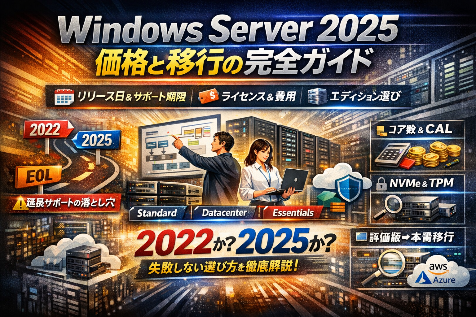 windows server 2025で導入する価格と期限や版選びを失敗させないためのコツ - ハウスケアラボ