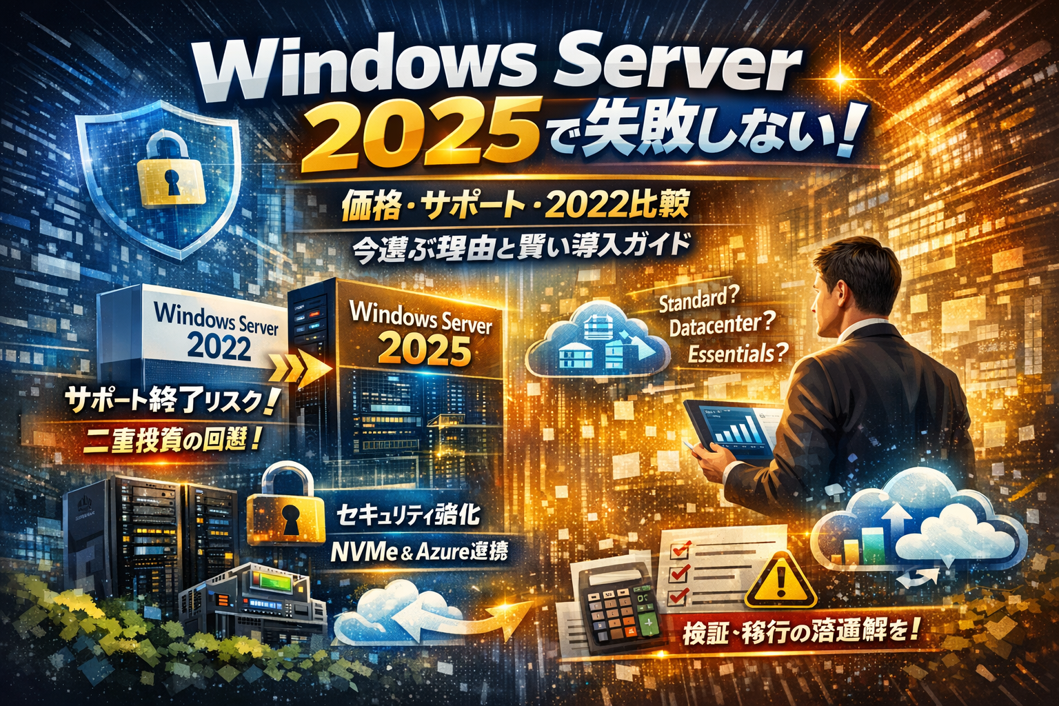 WindowsServer2025で失敗しない価格やサポートと2022比較！今選ぶ理由と賢い導入ガイド - ハウスケアラボ