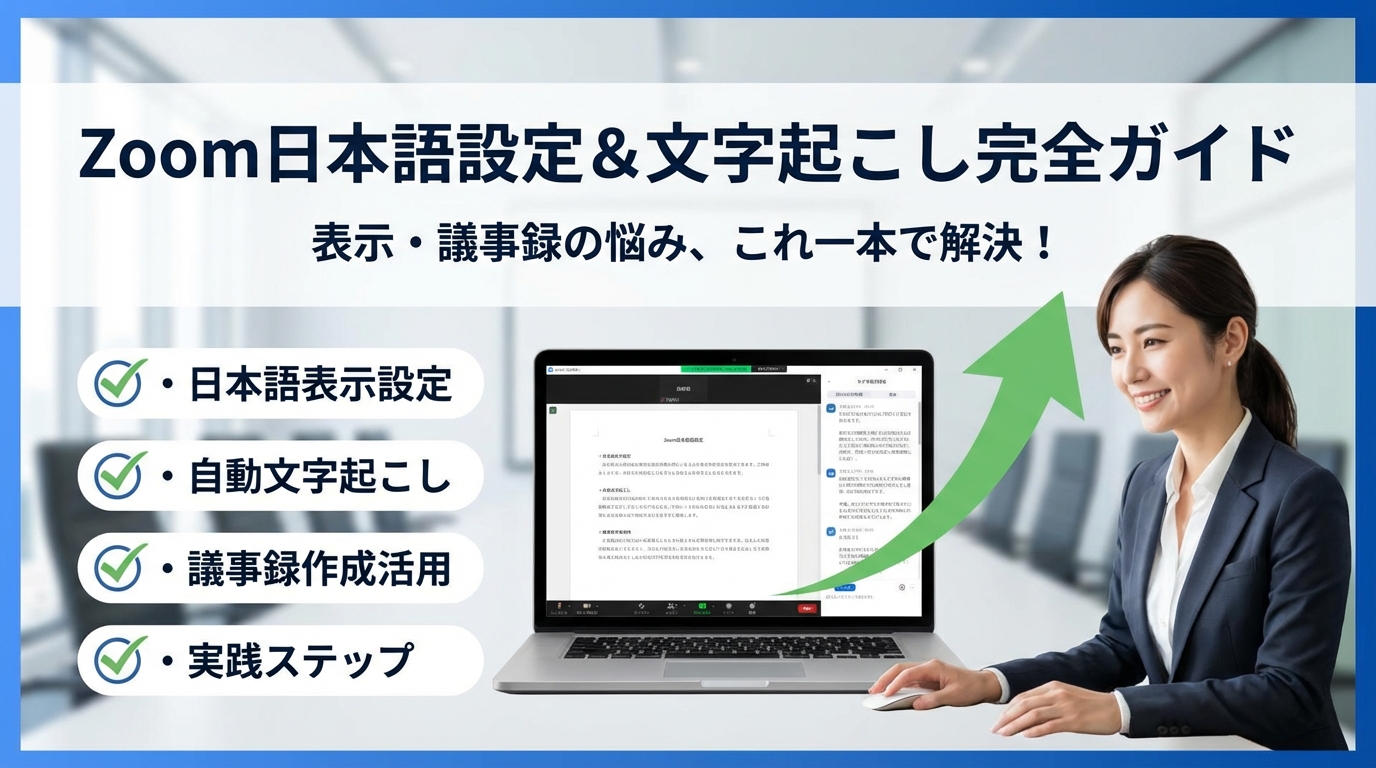 zoomの日本語設定で表示や文字起こしと議事録も一気に解決できる実践完全ガイド - ハウスケアラボ